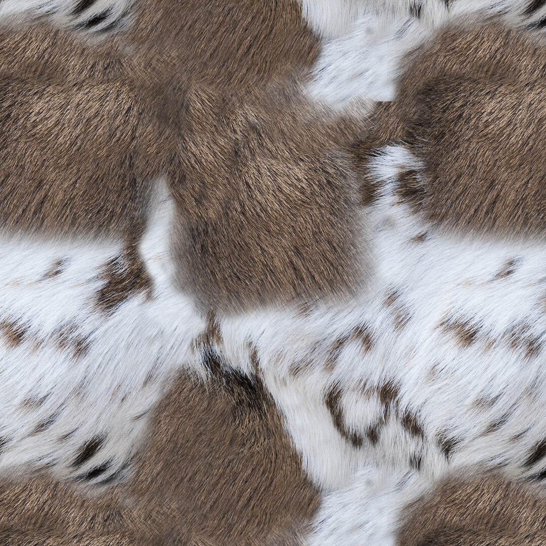 Realistic Cowhide Digital Paper, Western Background Fabric Design Cow ...