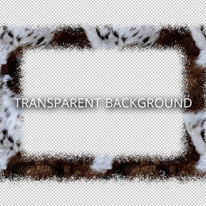 Distressed Cowhide Frame PNG, Cow Print Frame, Distressed Cowhide ...