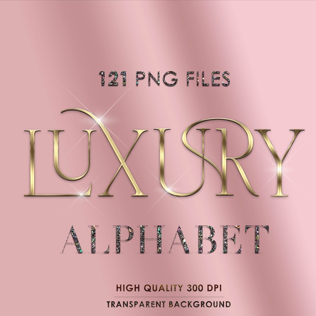 Gold Foil Alphabet Png, Gold Chrome Alphabet Clipart, Gold Alphabet PNG ...