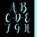 Glitter Blue Alphabet PNG Clip Art, Glitter Letters, Blue Letters Png ...