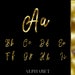 Gold Foil Alphabet Png Clipart, Gold Chrome Letters, Gold Alphabet PNG ...