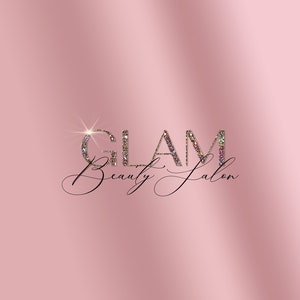 Pink Beauty Logo. Cosmetic Logo, Lash Logo, Boutique Logo, Brow Logo ...
