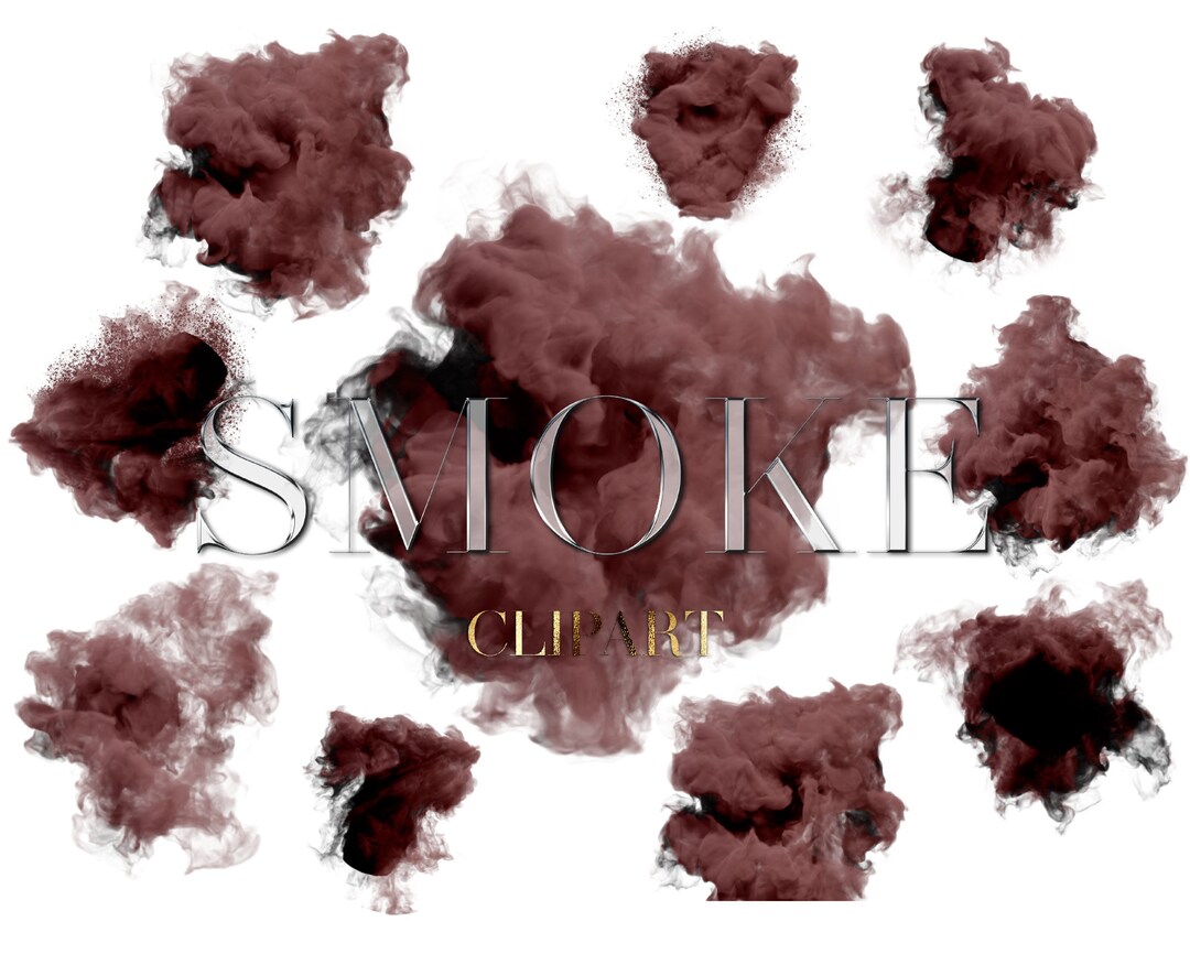 Brown Smoke Clipart, Logo Background Png, Smoke Overlays, Cloud ...