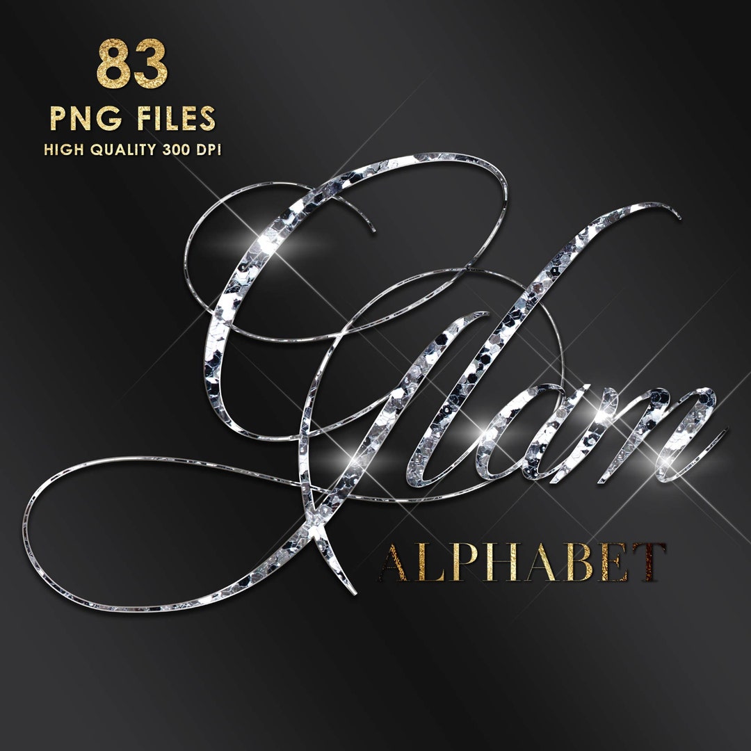 Silver Diamond Alphabet PNG, Silver Letters Clipart, Silver Foil ...
