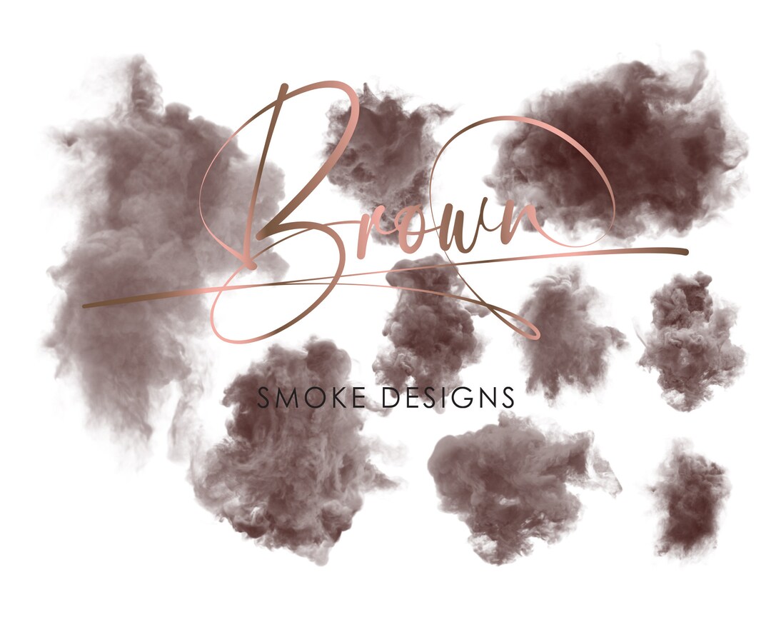 Brown Smoke Overlays, Smoke Png, Logo Background Png, Brown Fog Design ...