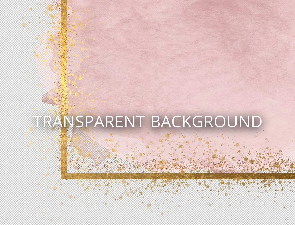 Logo Background Png Pink Brush Stroke Png Blush Pink Frame | Etsy