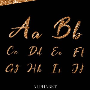 Glitter Gold Alphabet Png Clipart, Gold Chrome Alphabet, Gold Foil ...