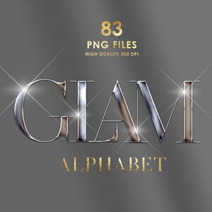 Liquid Silver Chrome Alphabet PNG Clip Art, Silver Letters Png, Luxury ...