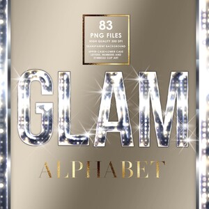Glitter Silver Alphabet PNG Clip Art, Marquee Letters, Glam Letters ...