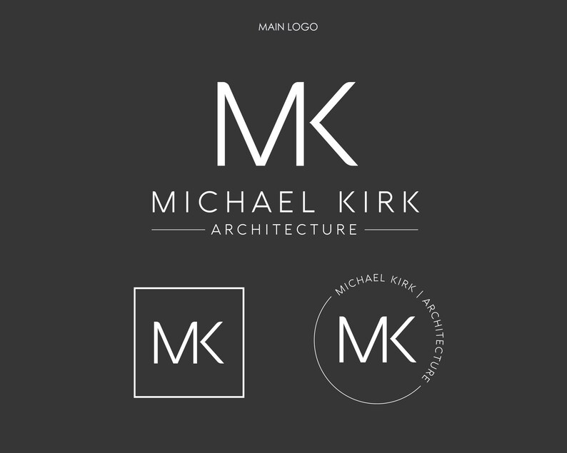 Initials Premade Logo Design Business Logo Text Logo Simple - Etsy