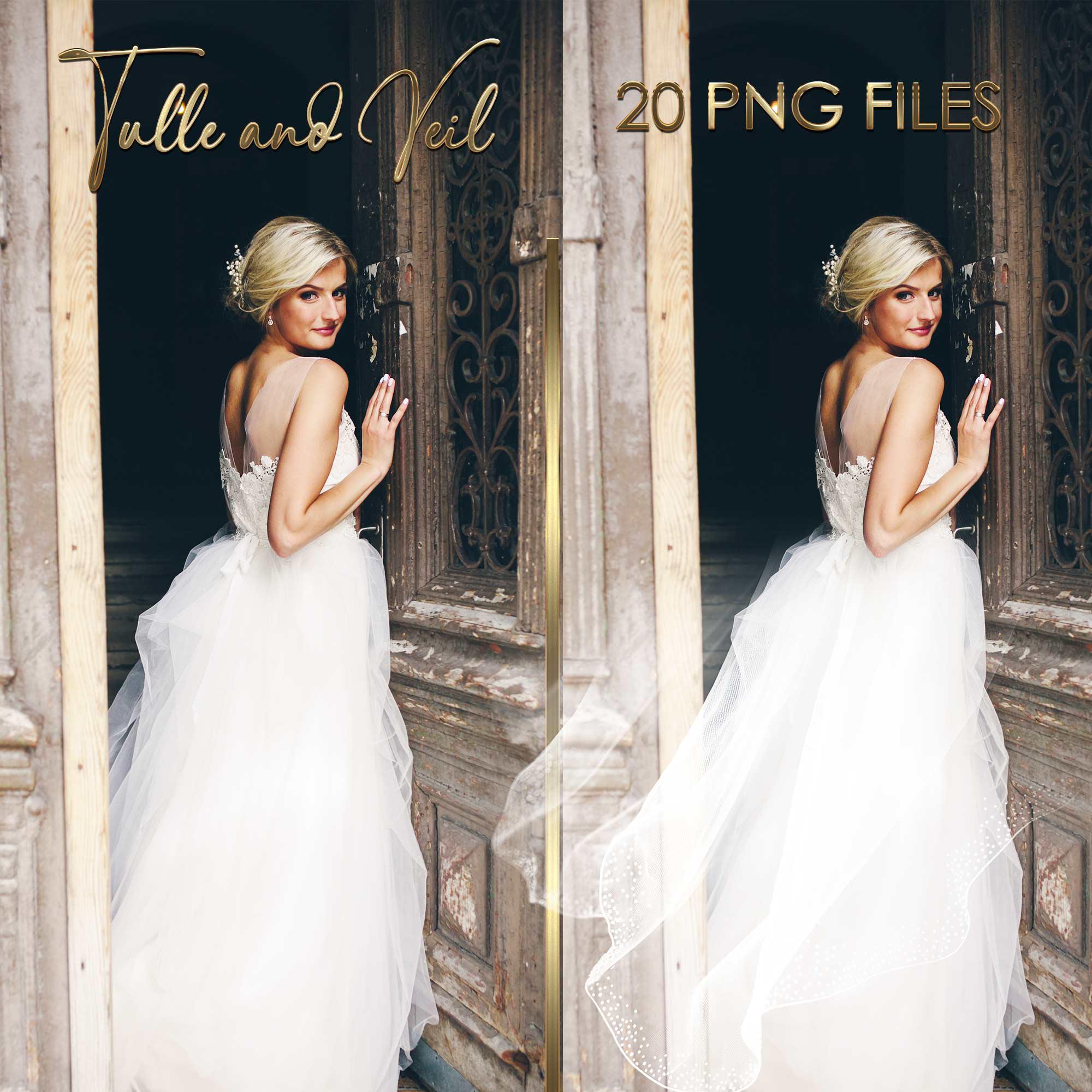Wedding Veil Photo Overlays Png, Bridal Veil Effect, Flowing White Veil ...