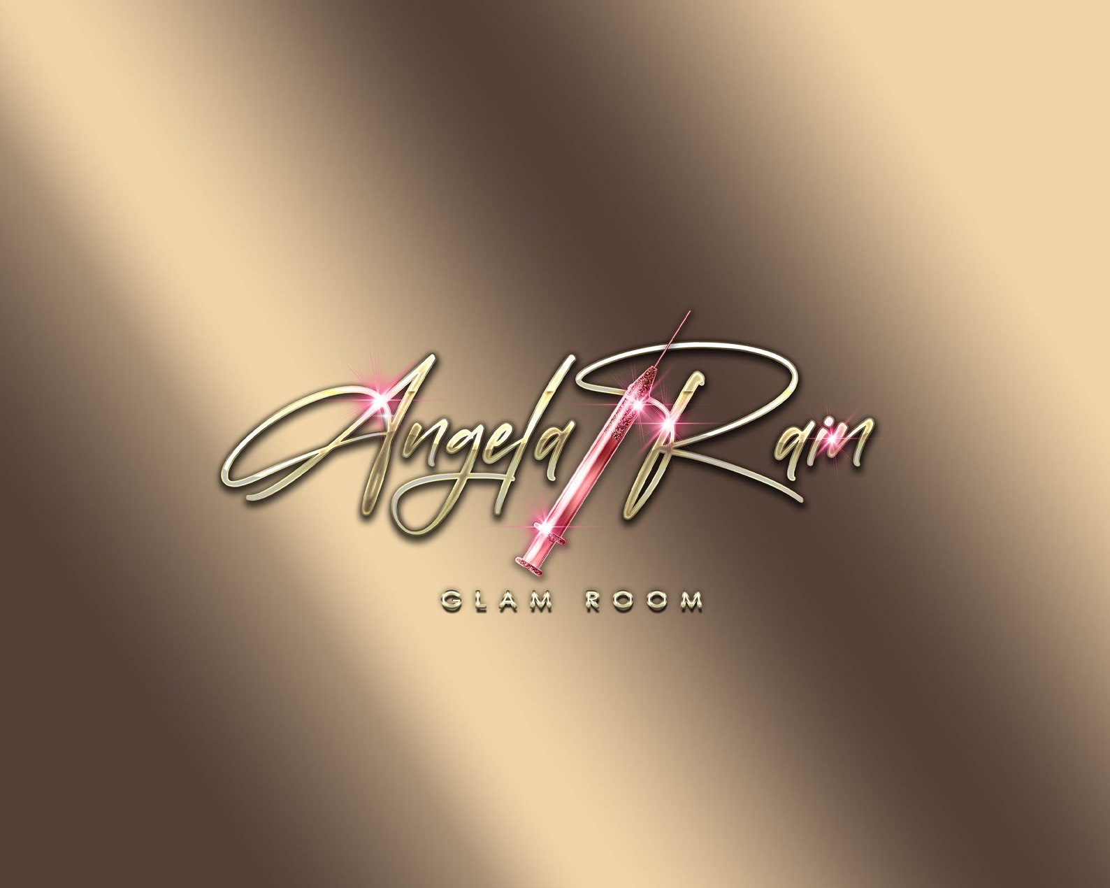 Lip Injector Logo, Premade Logo Design, Botox Beauty Logo, Gold Lip ...