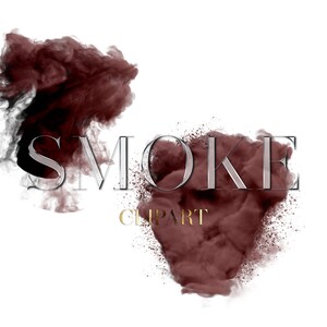 Brown Smoke Clipart, Logo Background Png, Smoke Overlays, Cloud ...