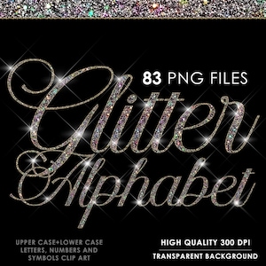 Glitter Diamond Alphabet PNG Clip Art, Bling Letters, Cursive Diamond ...