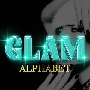 Turquoise Alphabet Png Clip Art, Blue Foil Alphabet Png, Glitter Chrome ...