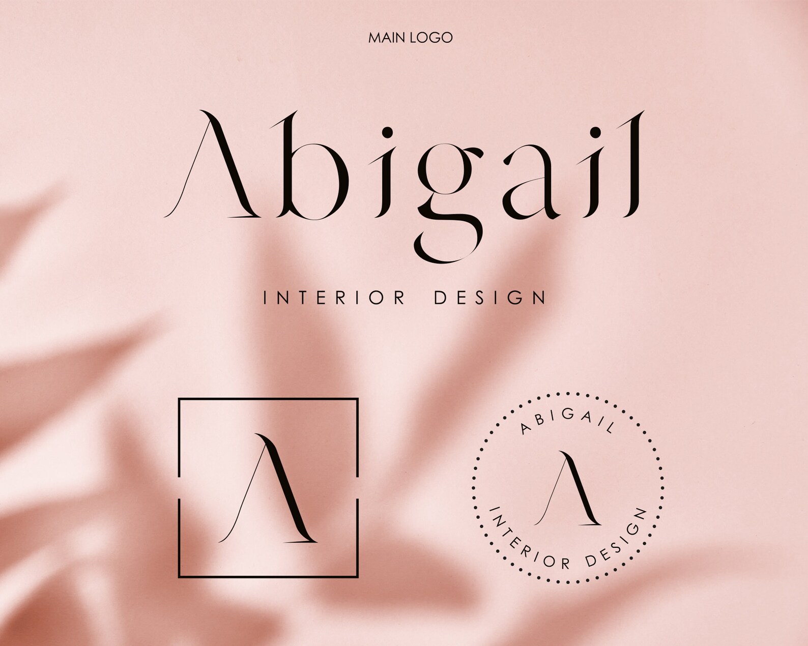 Text Logo Premade Logo Design Interior Design Logo Elegant | Etsy