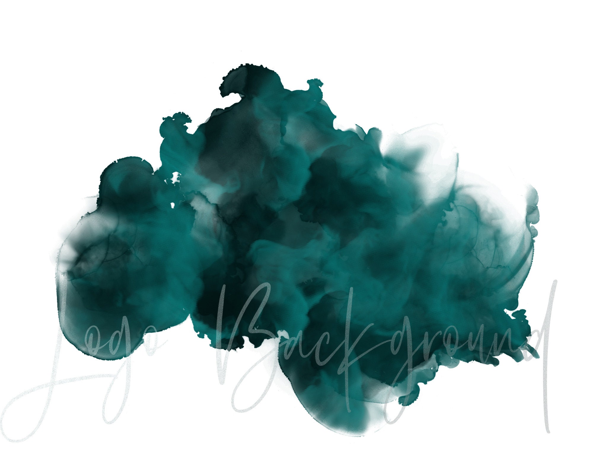 Logo Background Png Emerald Green Brush Stroke Png Green | Etsy UK
