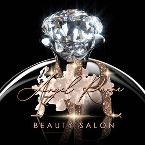 Glitter Beauty Logo, Sparkle Logo, Salon Logo, Hair Logo, Luxury Logo ...