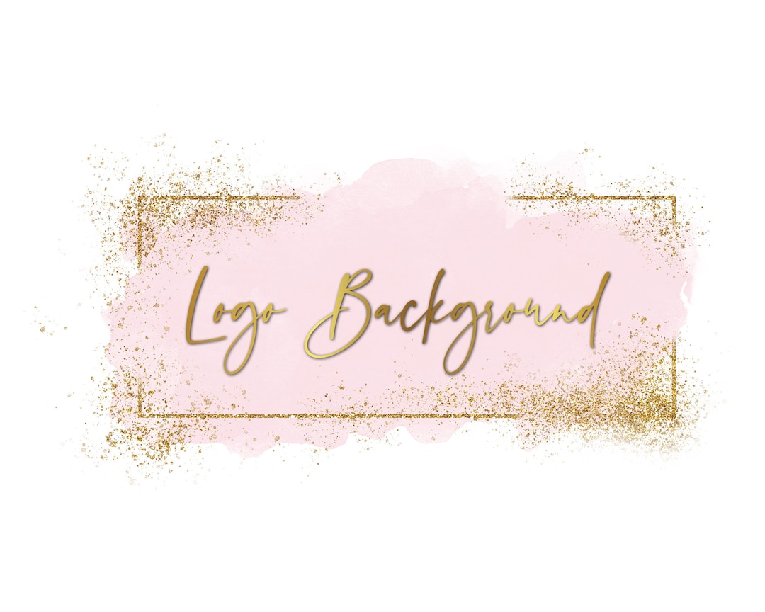Pink Logo Background Png Pink Brush Stroke Png Pink Frame - Etsy