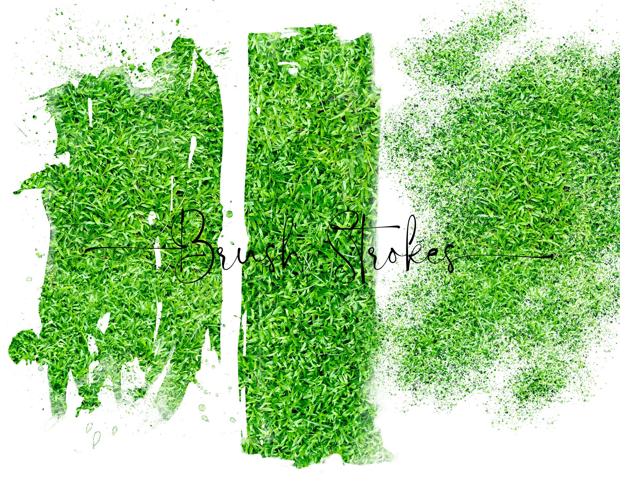 Green Grass Bundle Grass Clipart Garden Grass Watercolor - Etsy