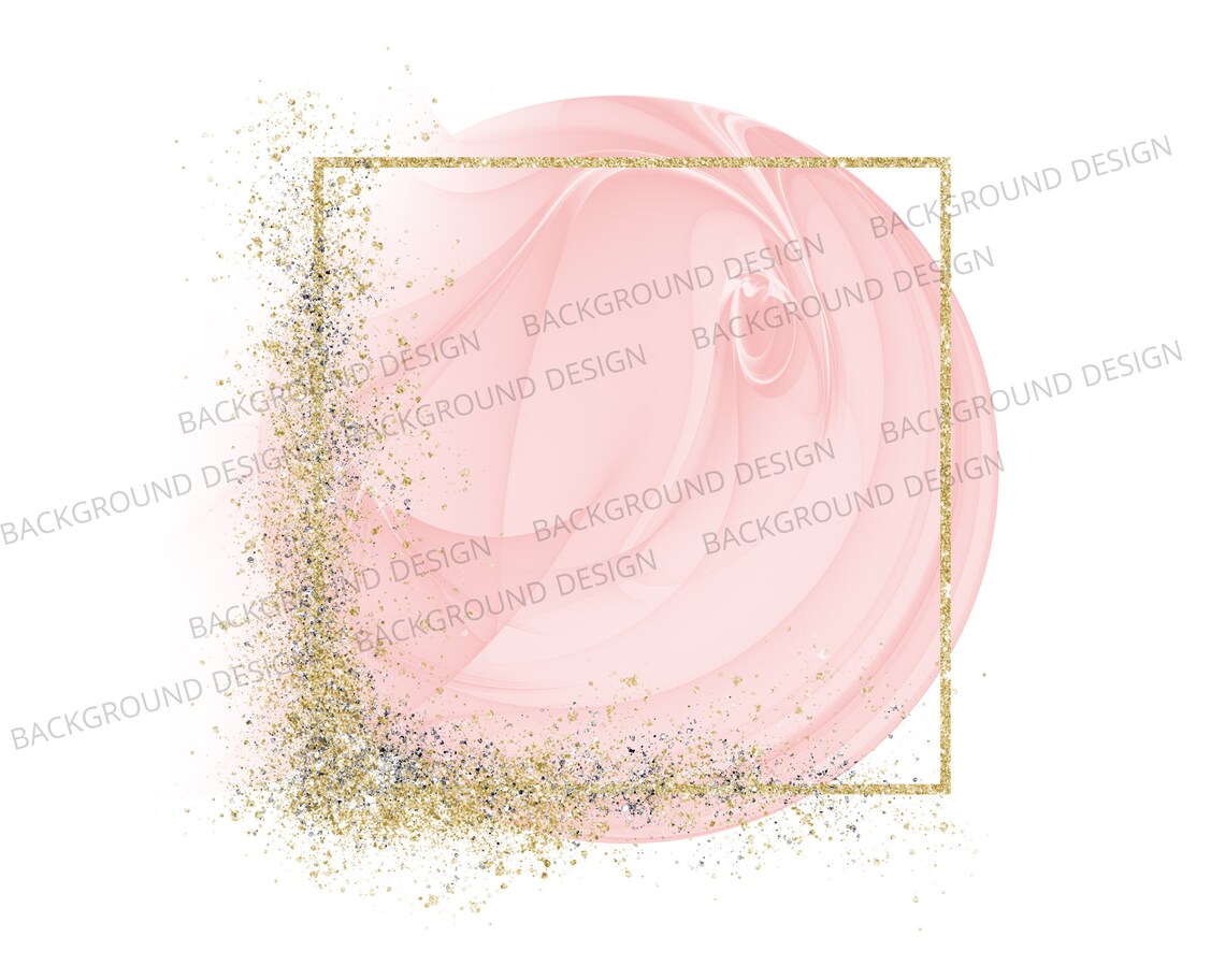 Logo Background Png Pink Brush Stroke Png Blush Pink Frame - Etsy