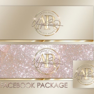 Beauty Logo, Gold Beige Logo, Premade Logo Design, Cosmetics Logo ...