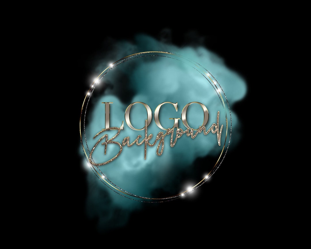 Blue Logo Background Png, Blue Watercolor, Glitter Frame, Brush Stroke ...