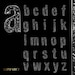 Diamond Alphabet PNG, Black Glitter Alphabet PNG, Glam Letters Clipart ...