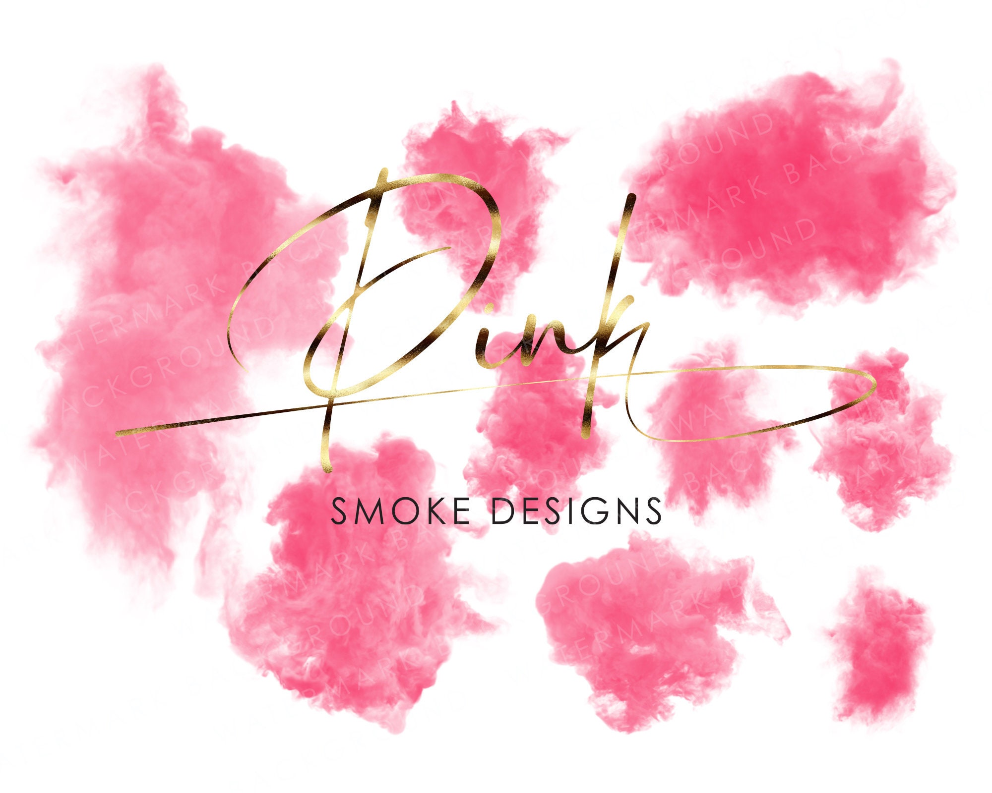Smoke Overlays Pink Smoke Png Logo Background Png Pink Fog - Etsy UK