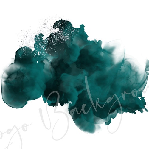 Logo Background Png Emerald Green Brush Stroke Png Glitter | Etsy