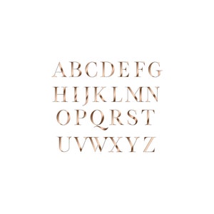 Gold Chrome Alphabet PNG Clipart, Gold Metallic Alphabets, Glam ...