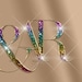 Rainbow Glitter Alphabet Png, Luxury Alphabet Png, Colorful Alphabet ...