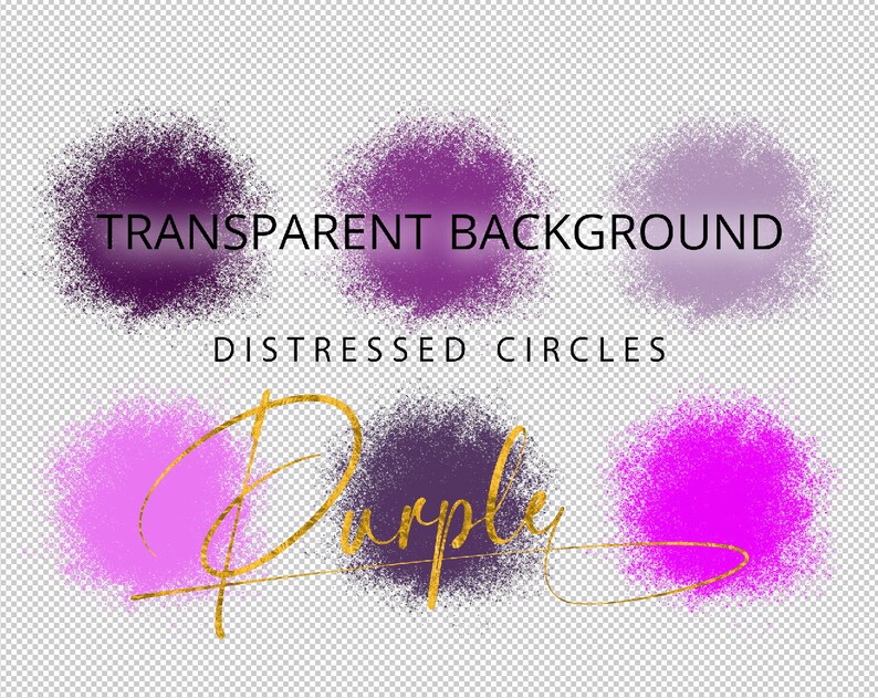 Purple Background Png Distressed Purple Frame Png Purple - Etsy