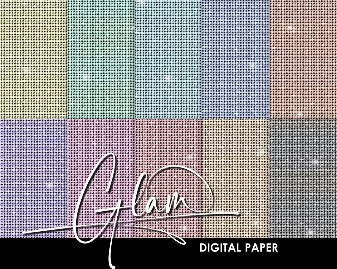 Diamond Digital Paper, Diamond Background, Diamond Clipart, Glam ...