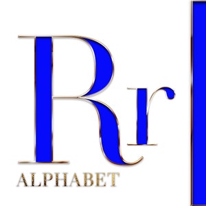 Blue Chrome Alphabet PNG Clipart, Chrome Letters Png, Blue and Gold ...