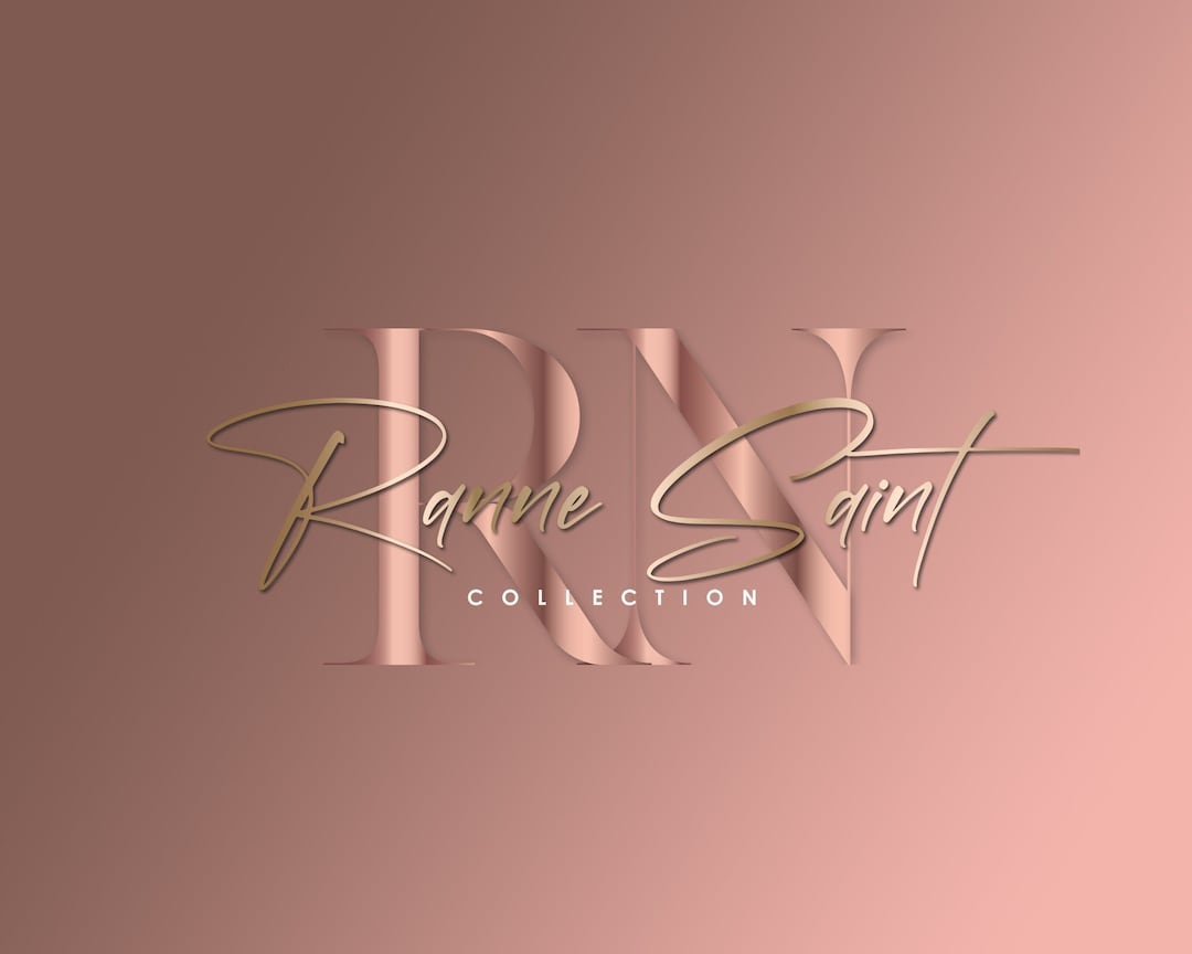 Rose Gold Logo, Jewelry Logo, Luxury Logo, Cosmetic Logo, Boutique Logo ...