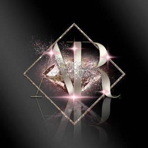 Diamond Logo, Premade Logo Design, Beauty Logo, Glitter Logo, Jewellery ...