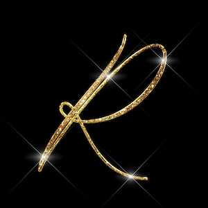 Glitter Gold Alphabet Png, Diamond Alphabet PNG, Diamond Letters, Glam ...