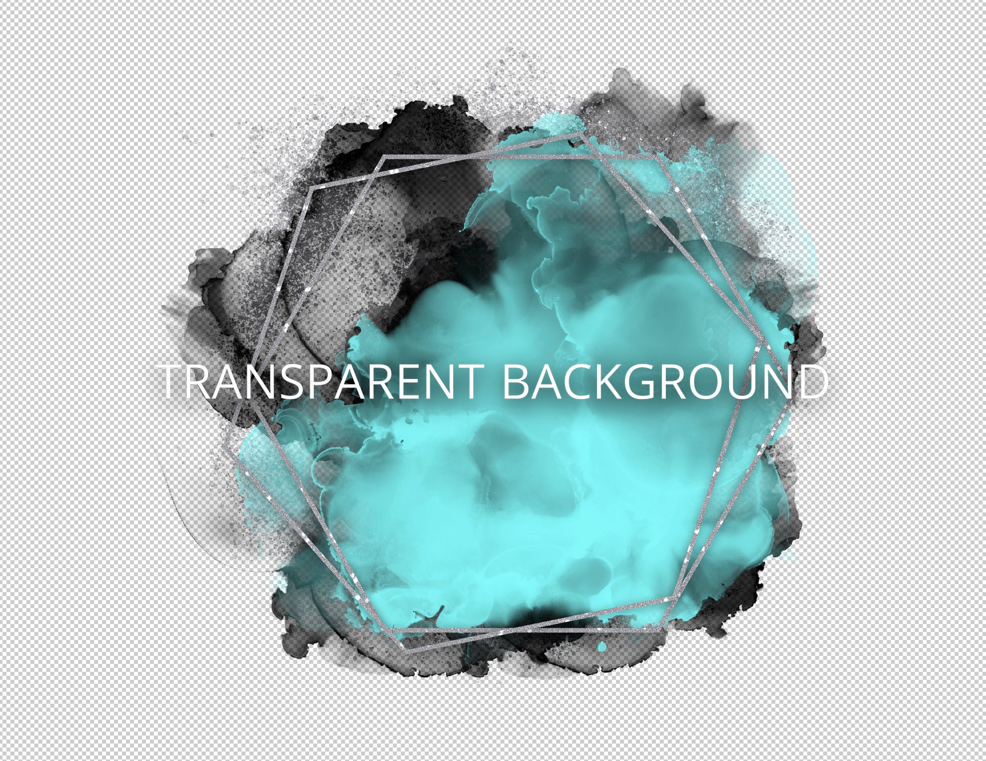 Logo Background Png Blue Brush Stroke Png Glitter Blue | Etsy