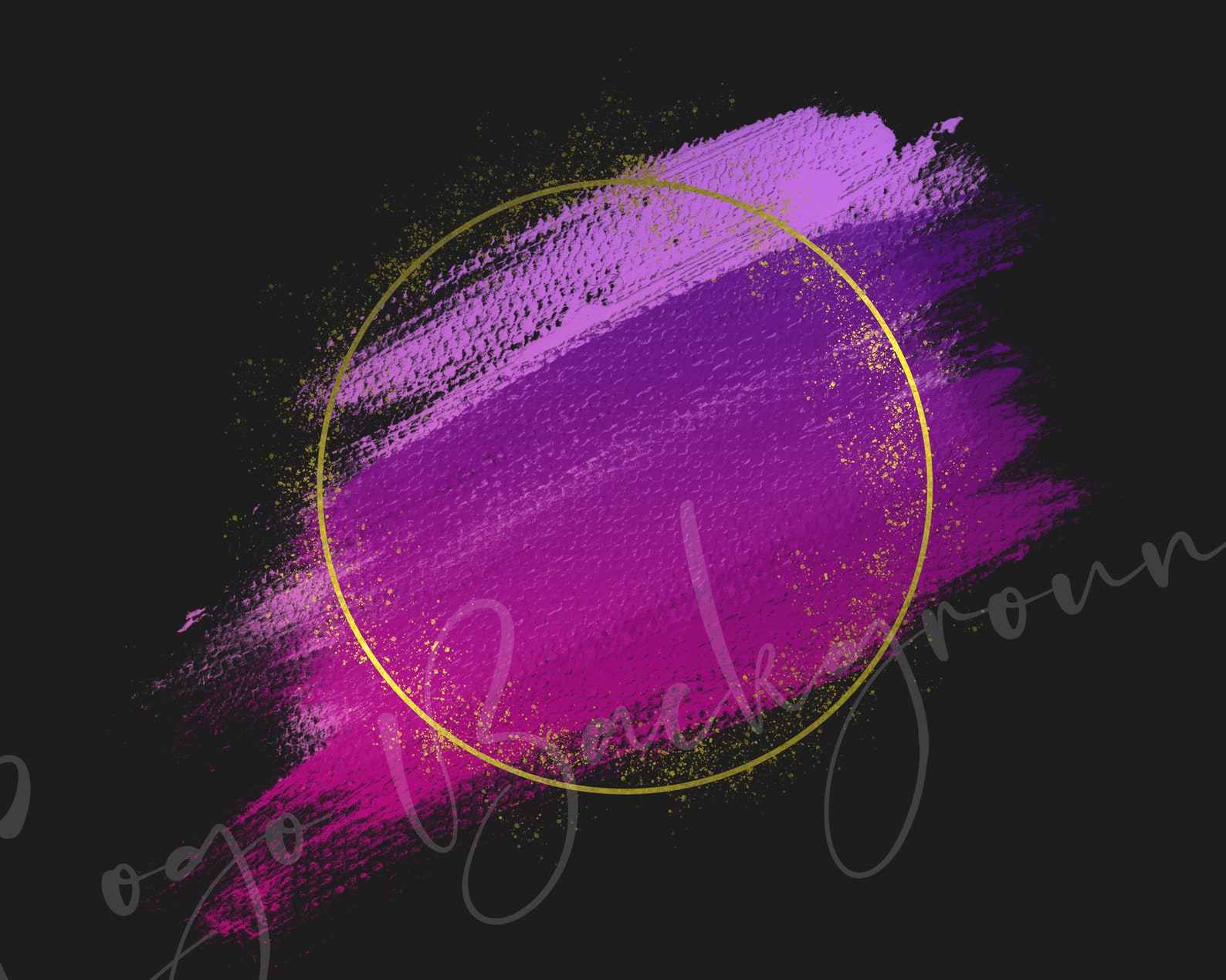 Logo Background Png Purple Brush Stroke Png Glitter Purple - Etsy