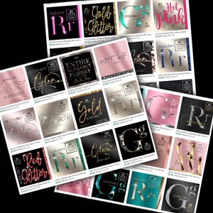 ENTIRE ALPHABET Clipart COLLECTION - All Past and Future Letters ...