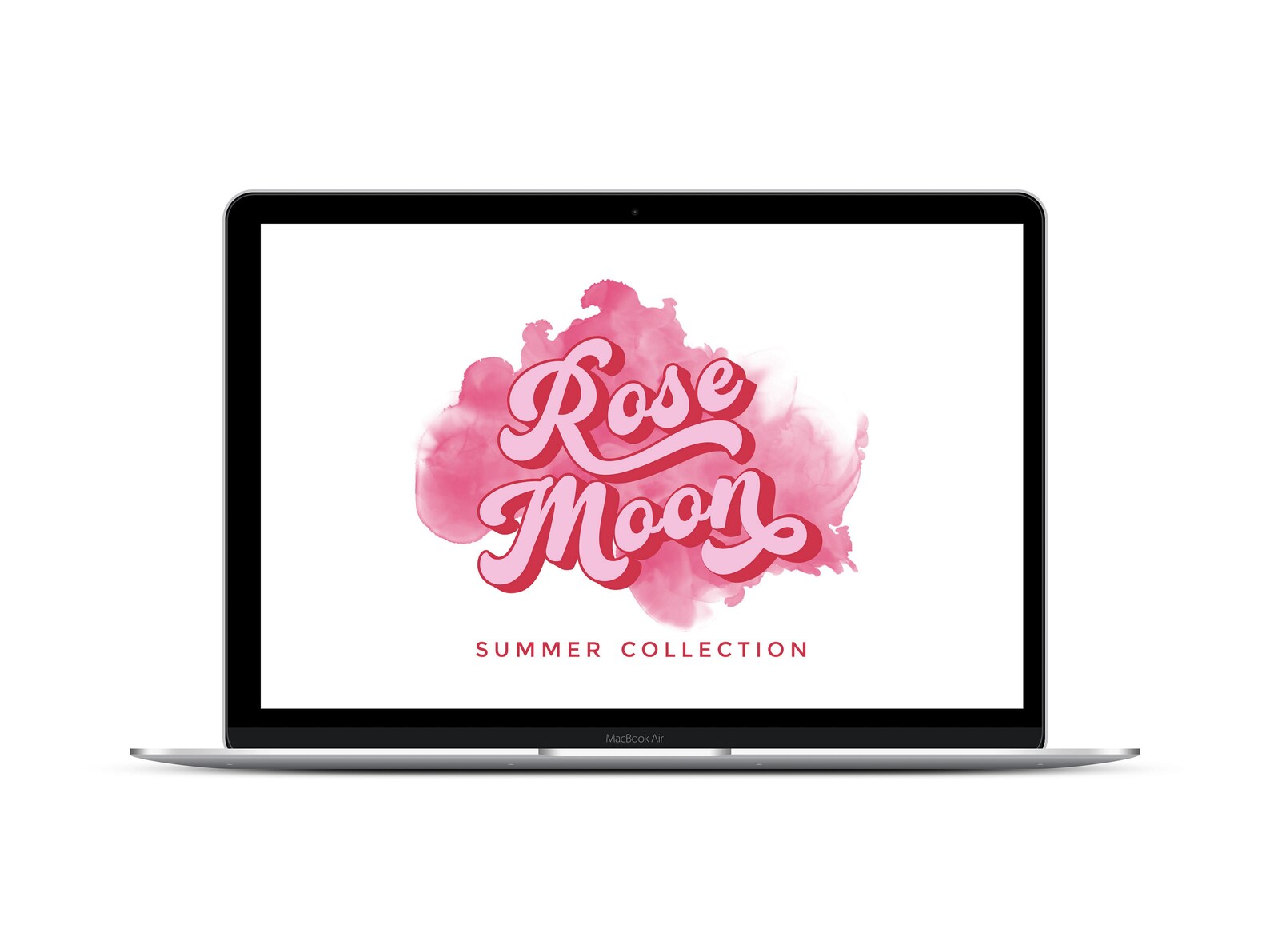 Pink Retro Logo Premade Logo Design Beauty Logo Boho Logo - Etsy
