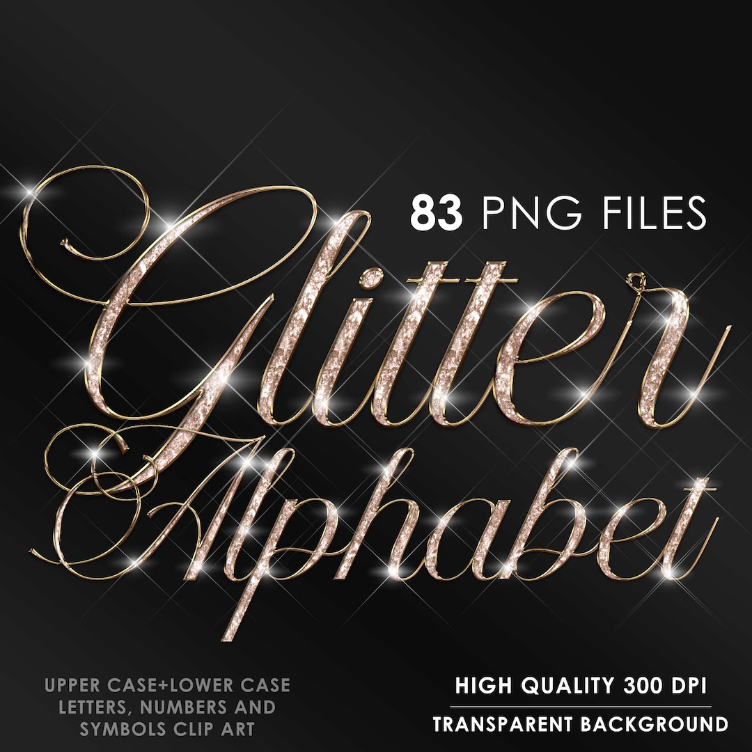 Gold Foil Alphabet Png Clip Art, Script Letter, Beige Letters, Glitter ...