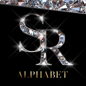 Diamond Alphabet PNG Clipart, Glitter Alphabet PNG, Glam Alphabet ...