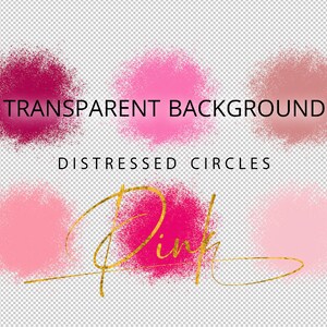 Pink Background Png, Distressed Pink Frame Png, Pink Brush Stroke Png ...
