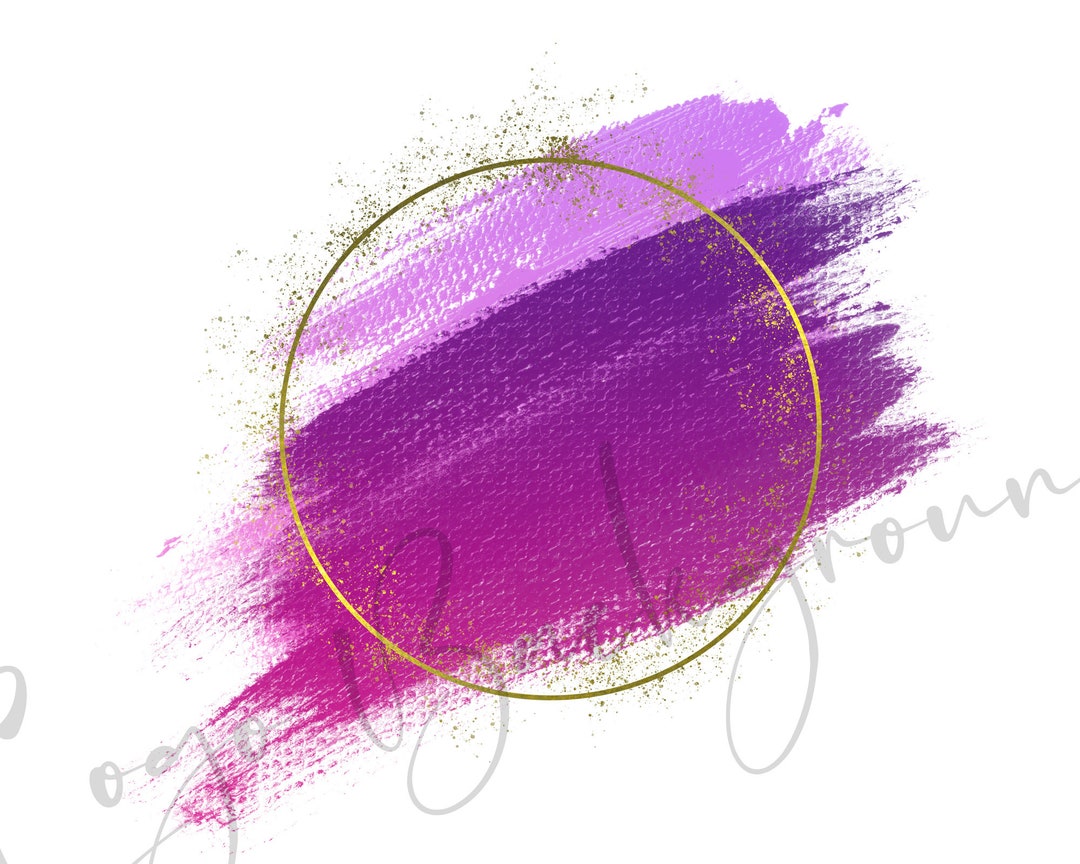 Logo Background Png, Purple Brush Stroke Png, Glitter Purple Frame ...