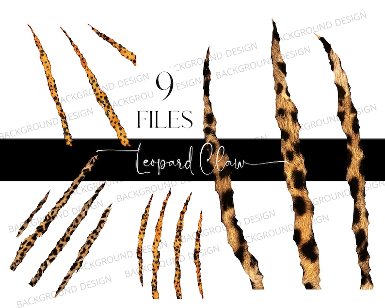Leopard Claw Png Scratch Mark Claw Marks Animal Scratches - Etsy