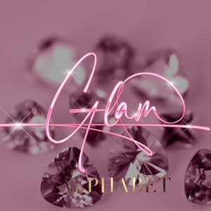 Rose Gold Alphabet Png Clip Art, Pink Alphabet PNG, Rose Gold Chrome ...