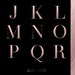 Rose Gold Letters Png, Pink and Gold Alphabet PNG, Pink Letters, Chrome ...
