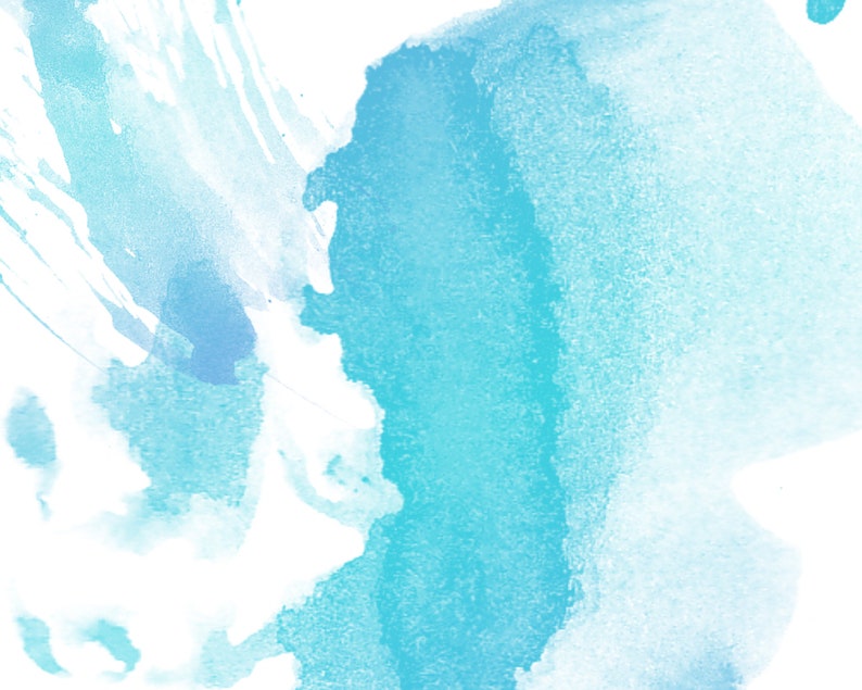 Blue Splashes Clipart Blue Splotches Blue Brush Stroke Png - Etsy